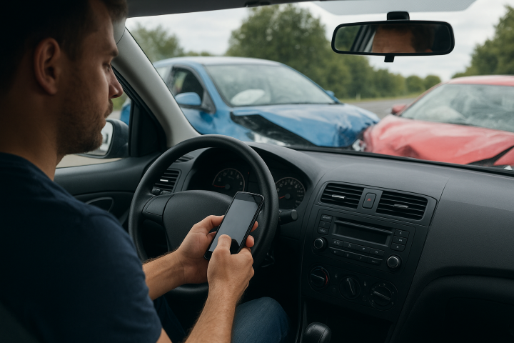 The Connection Between Distracted Driving and Motor Vehicle Accidents